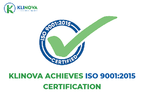KLINOVA Achieves ISO 9001:2015 Certification